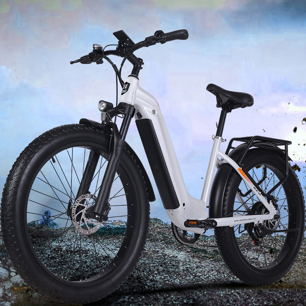 MX06 White | All Terrain Hybrid Power Bike | Merkx