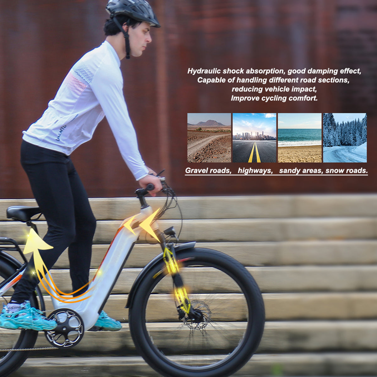 MX06 White | All Terrain Hybrid Power Bike | Merkx